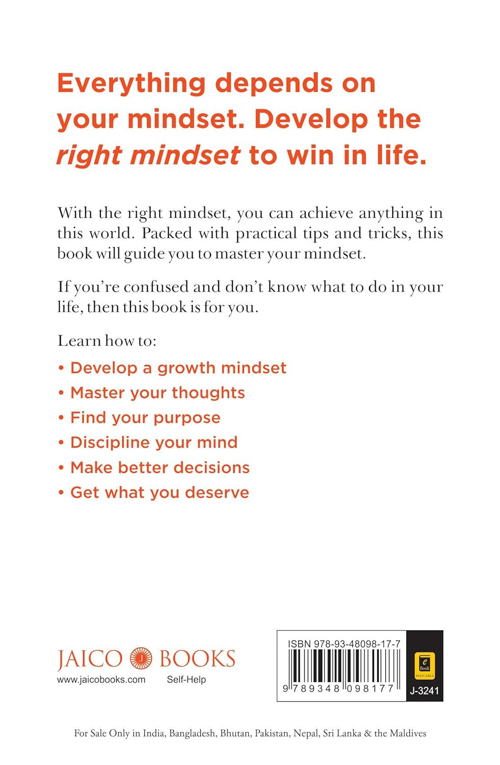 Master Your Mindset: How To Get What You Truly Deserve by Mindset ...